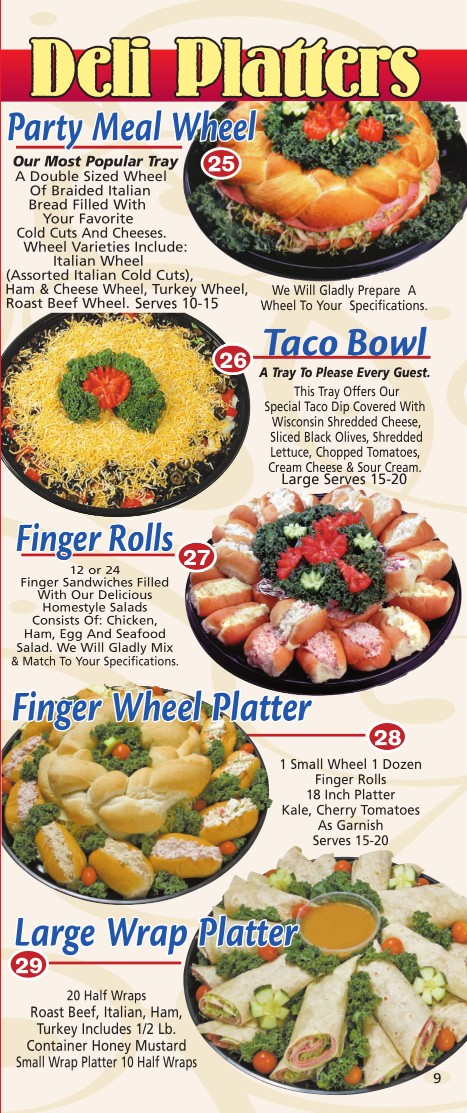 Entertainment Platters | Park N Shop