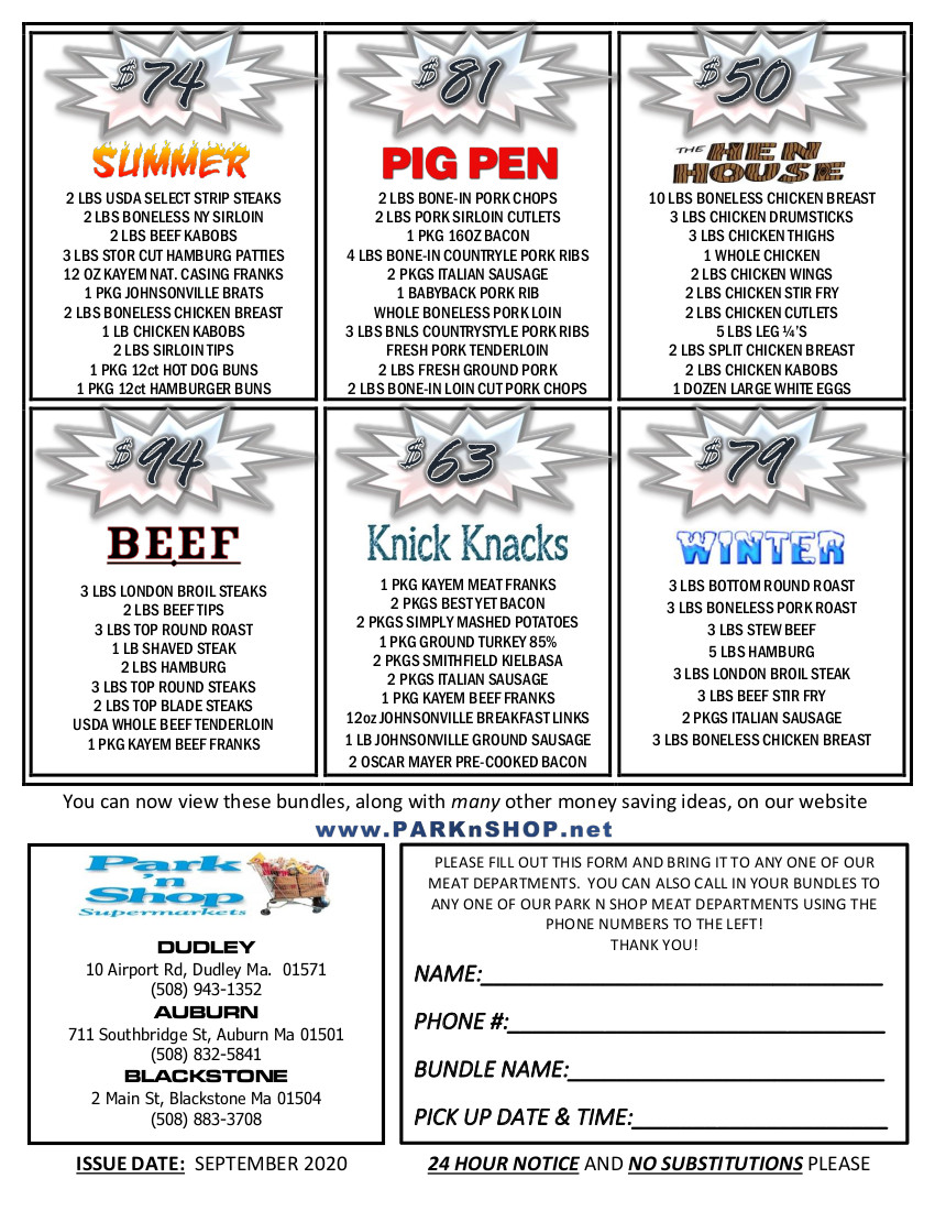 Meat Bundles | Park N Shop